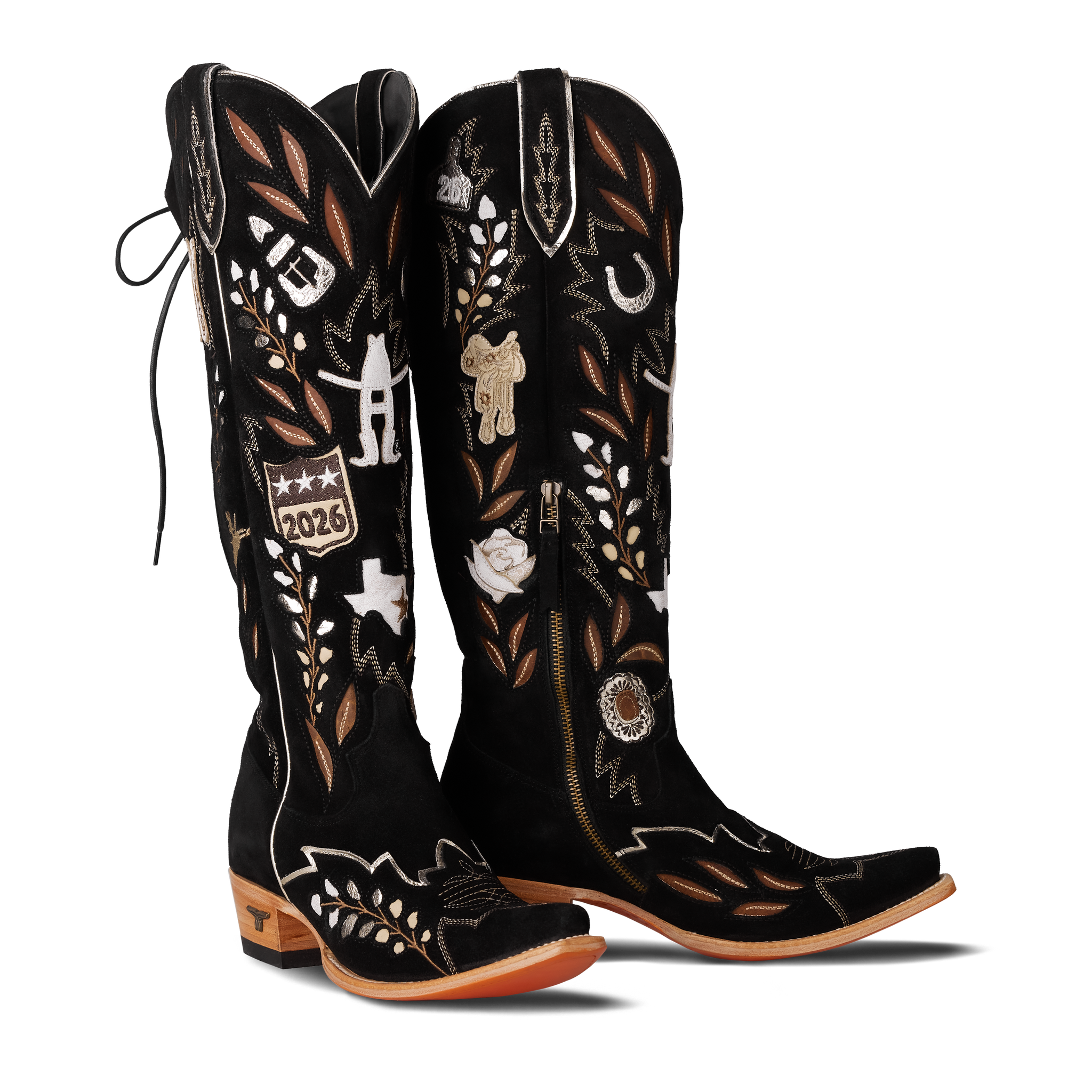 Houston Rodeo Ladies Knee High 2026 Limited Edition - Jet Black