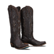 Cossette Boho Western Boot Cognac Brown Womens Cowgirl Boots Snip Toe
