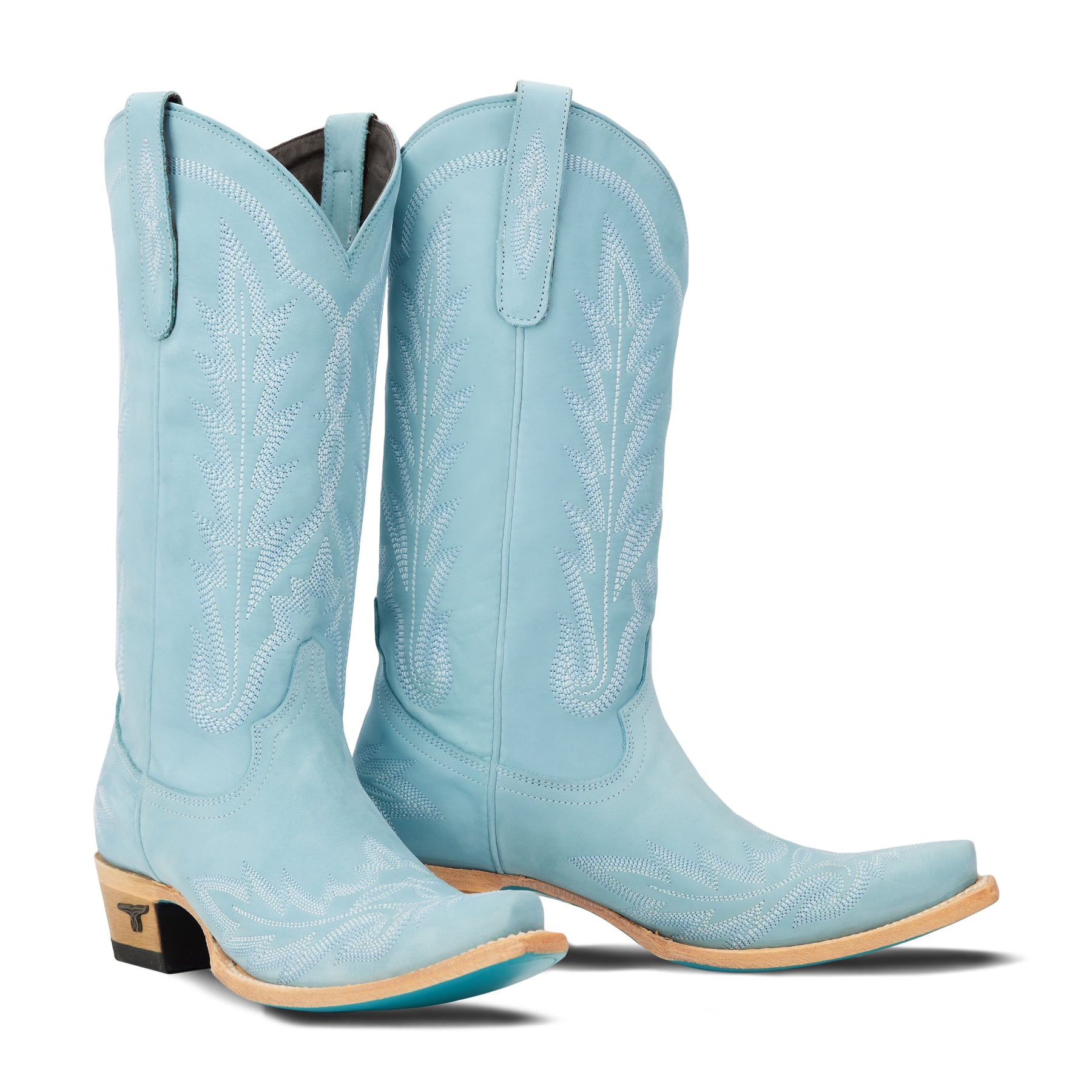 Lexington Boot | Powder Blue Snip Toe Women's Cowboy Boots