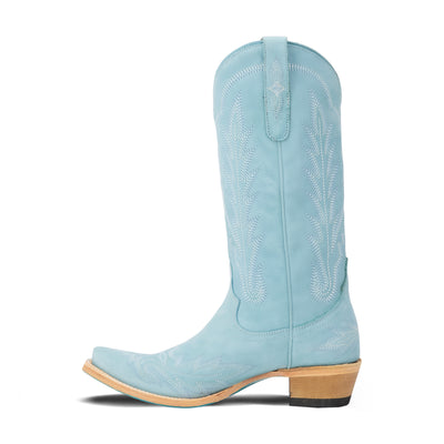 Lexington Boot | Powder Blue Snip Toe Women's Cowboy Boots