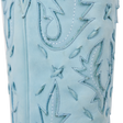 Reverie Tall Light Blue Knee High Snip Toe Boot Women's Cowboy Boots
