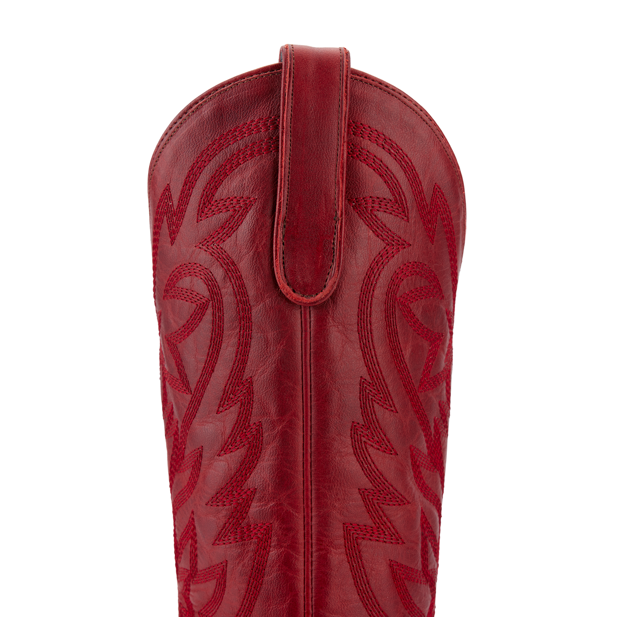Smokeshow Boot | Red Cowgirl Boots Snip Toe Tall Fashion Stitch