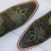 Squash Blossom Women's Western Cowgirl Boot Snip Toe