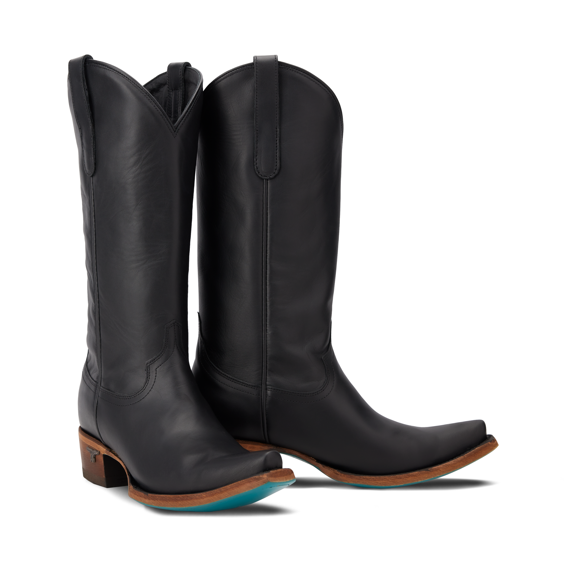 Emma Jane Boot | Jet Black Snip Toe Women's Cowboy Boots