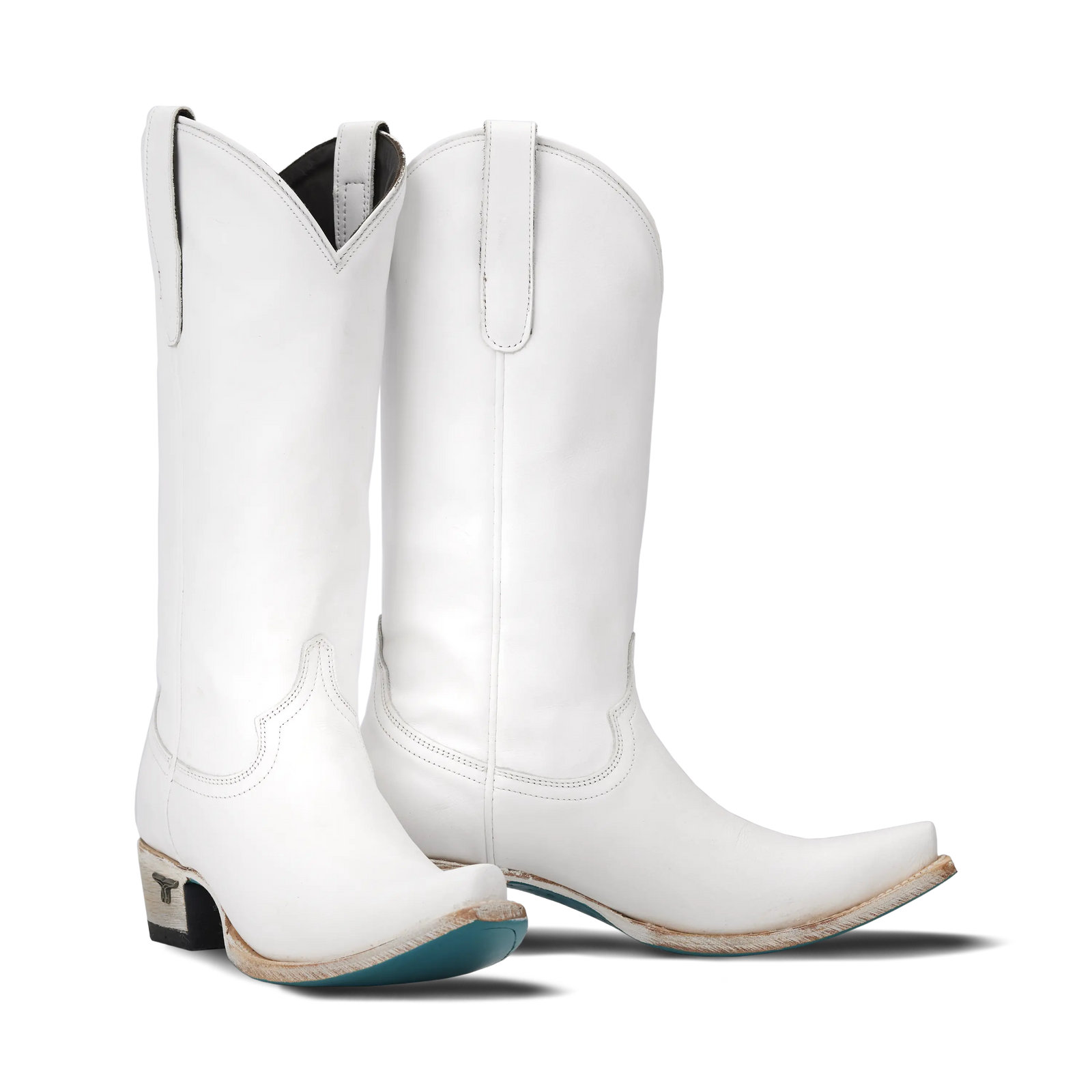 Emma Jane Boot | Matte White Snip Toe Women's Cowboy Boots