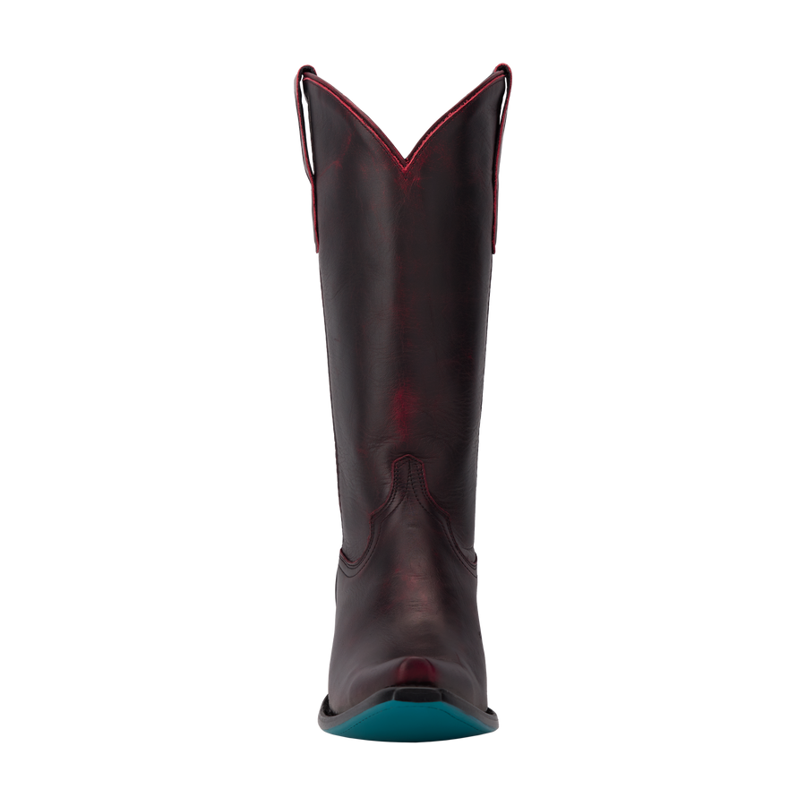 Emma Jane Boot | Black Cherry Snip Toe Women's Cowboy Boots – Lane Boots