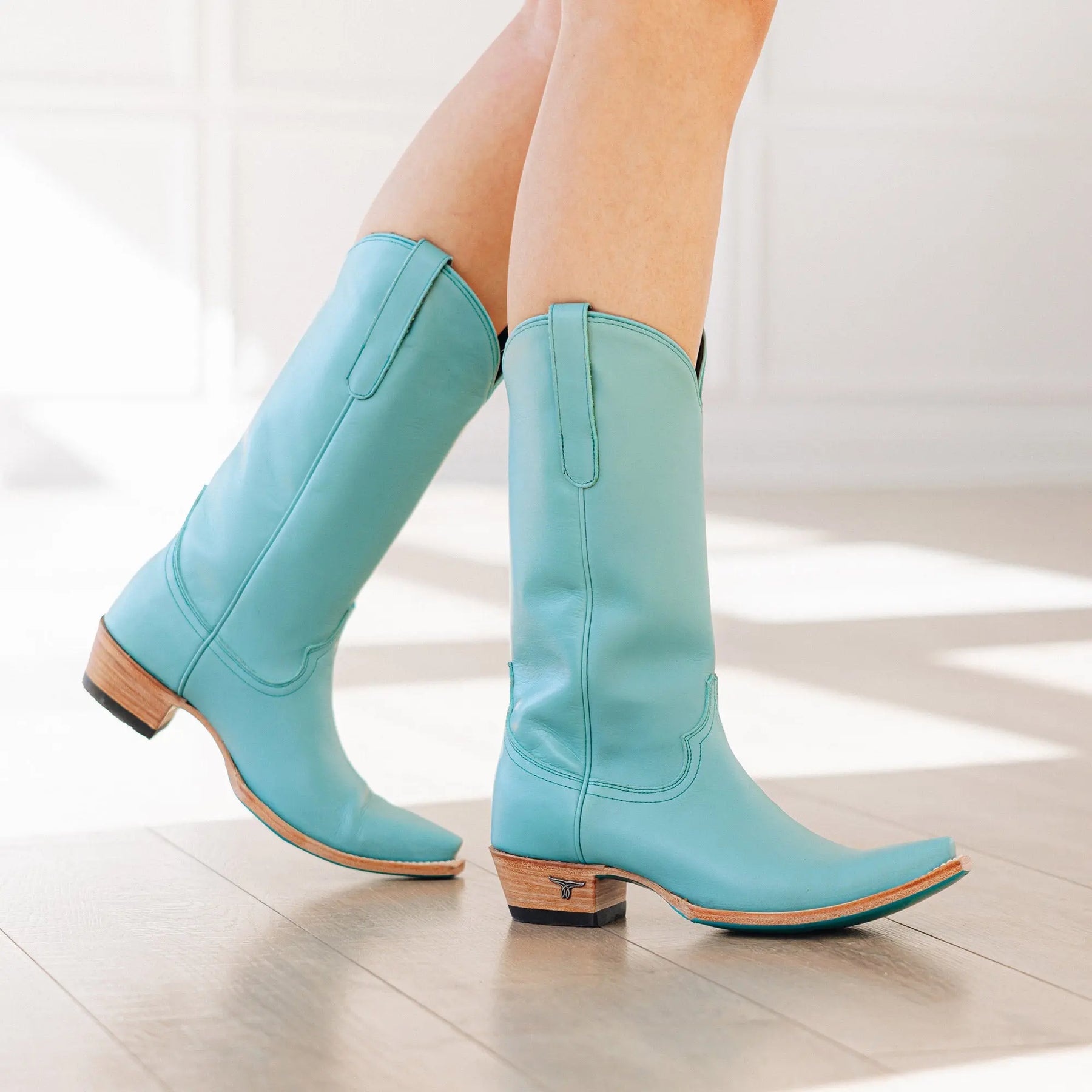 Emma Jane Boot | Turquoise Blaze Snip Toe Women's Cowboy Boots