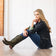 Emma Jane in Olive Suede