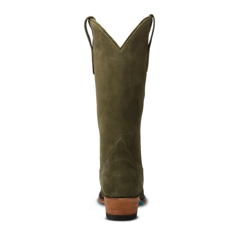 Emma Jane in Olive Suede