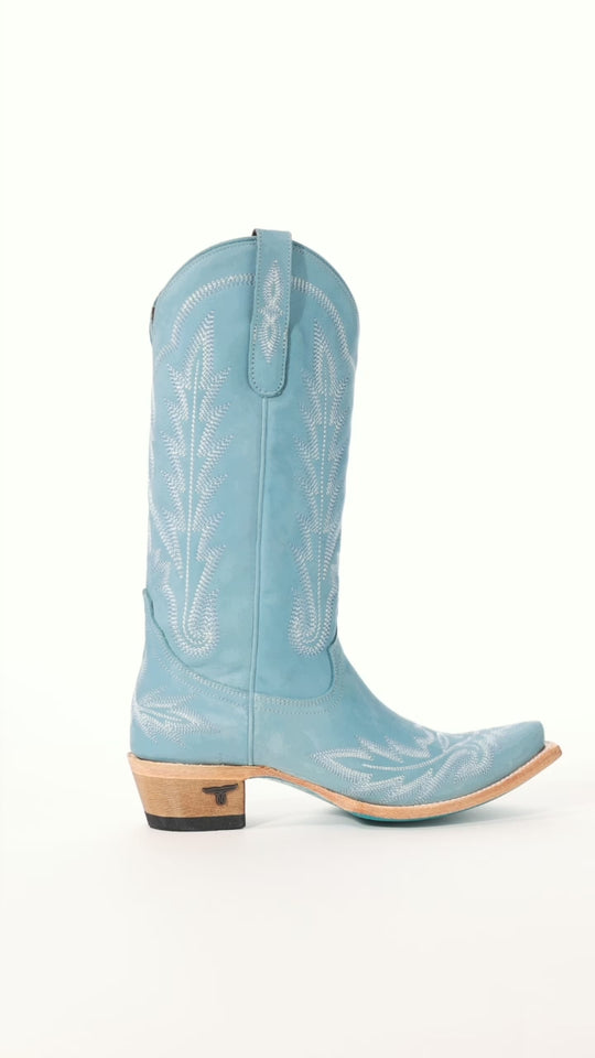Lexington Boot | Powder Blue Snip Toe Women's Cowboy Boots – Lane Boots